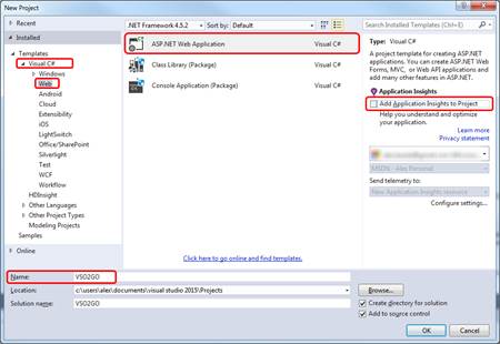 ASP.NET with Azure Active Directory - VSO2GO Episode 1